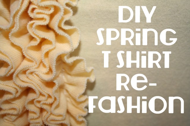 A DIY Spring T Shirt Refashion | The Renegade Seamstress
