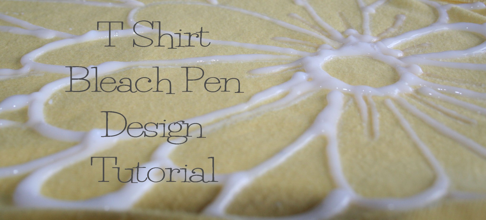 DIY Bleach Pen T Shirt Design | The Renegade Seamstress