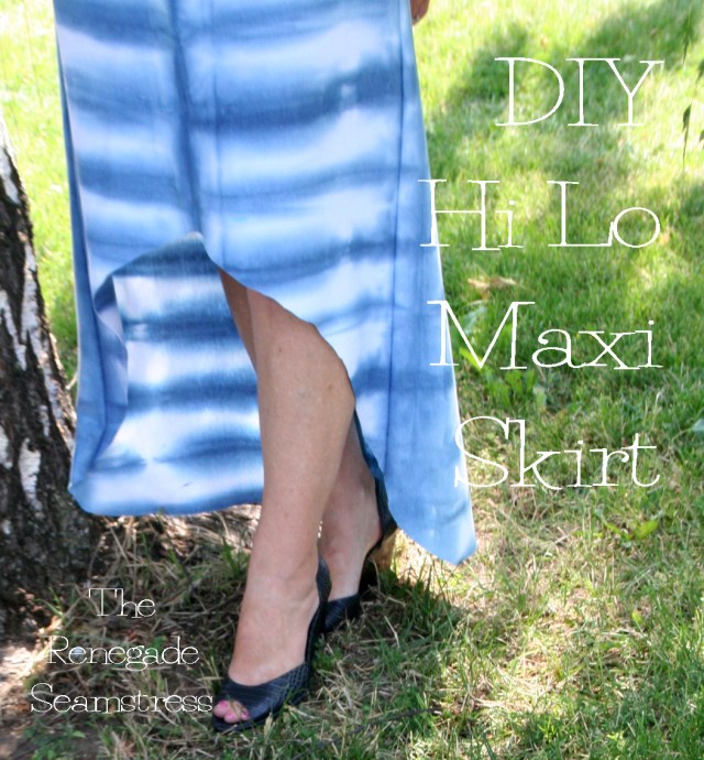 DIY: High Low Maxi Skirt Tutorial | The Renegade Seamstress