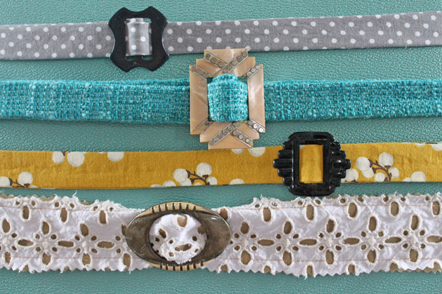 Upcycle a Vintage Buckle and Create a Colorful Fabric Belt | The ...