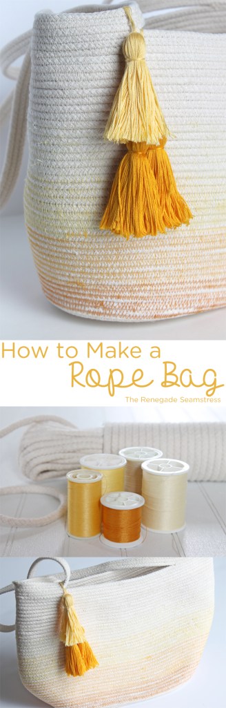 How to Twist Rope to Make a Rope Bag: One of My Favorite Projects of ...