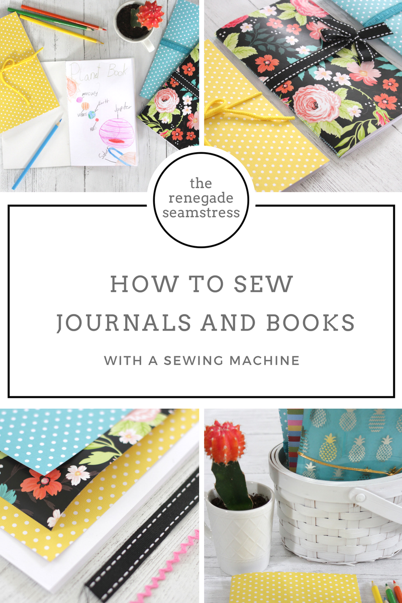 How to Sew Journals and Books | The Renegade Seamstress