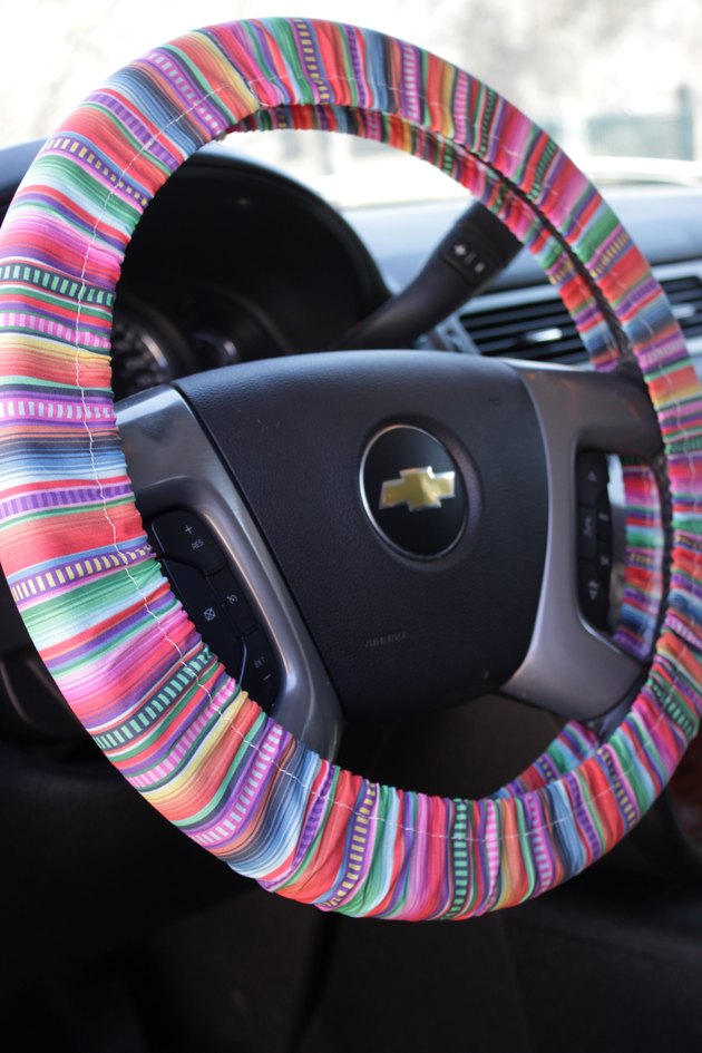 Accessorize Your Car with a DIY Fabric Steering Wheel Cover: New One ...