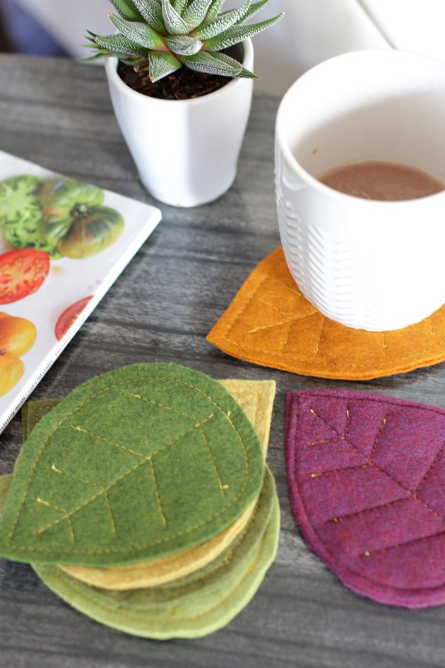 Fall for Felt Coasters: New One Minute Video | The Renegade Seamstress