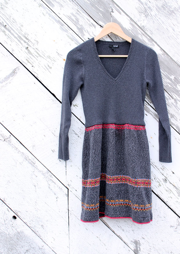 You Voted and the Winner is…… The Sweater Dress Refashion | The ...
