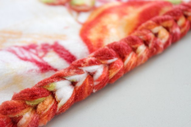 DIY Braided Fleece Blanket | The Renegade Seamstress