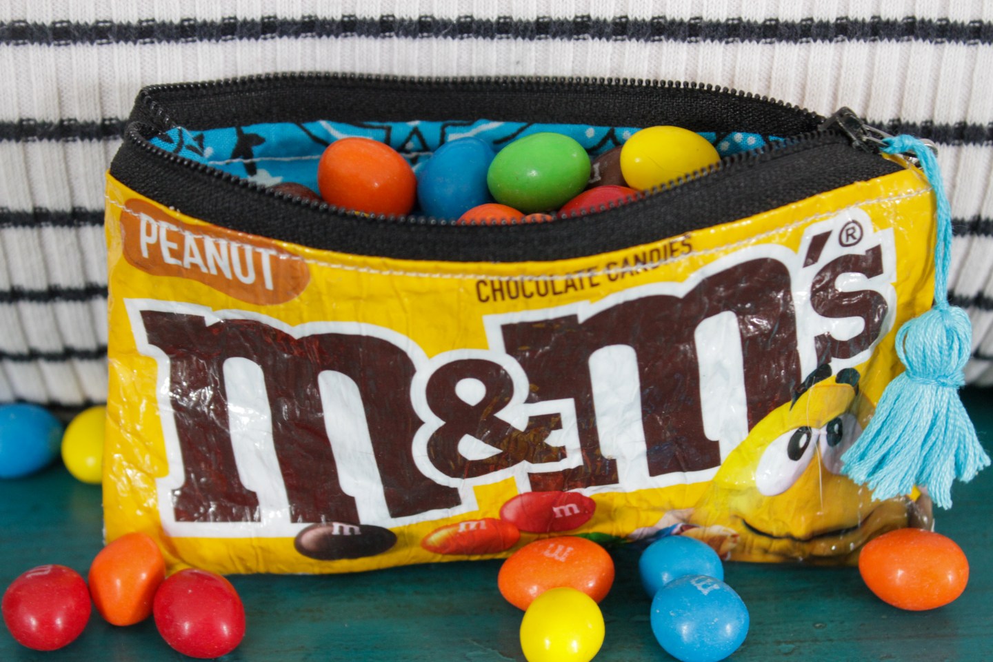 How to Turn a Candy Bag Into a Zippered Pouch | The Renegade Seamstress