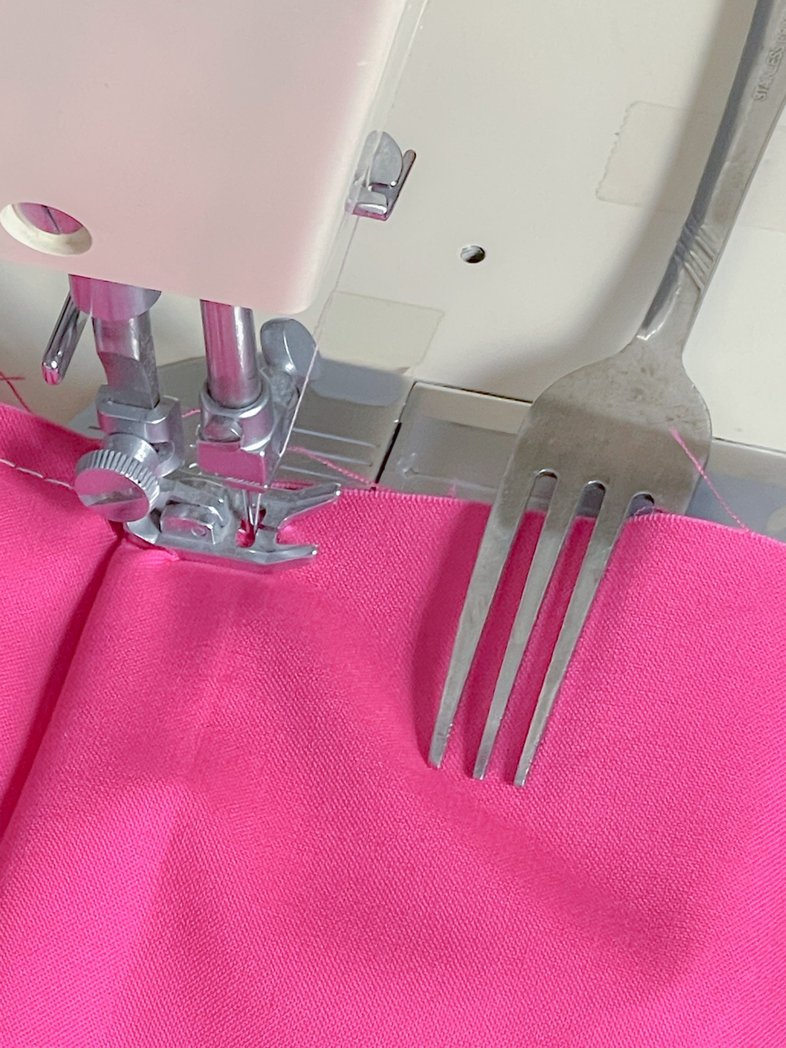 How to Sew Perfect Pleats With a Fork | The Renegade Seamstress