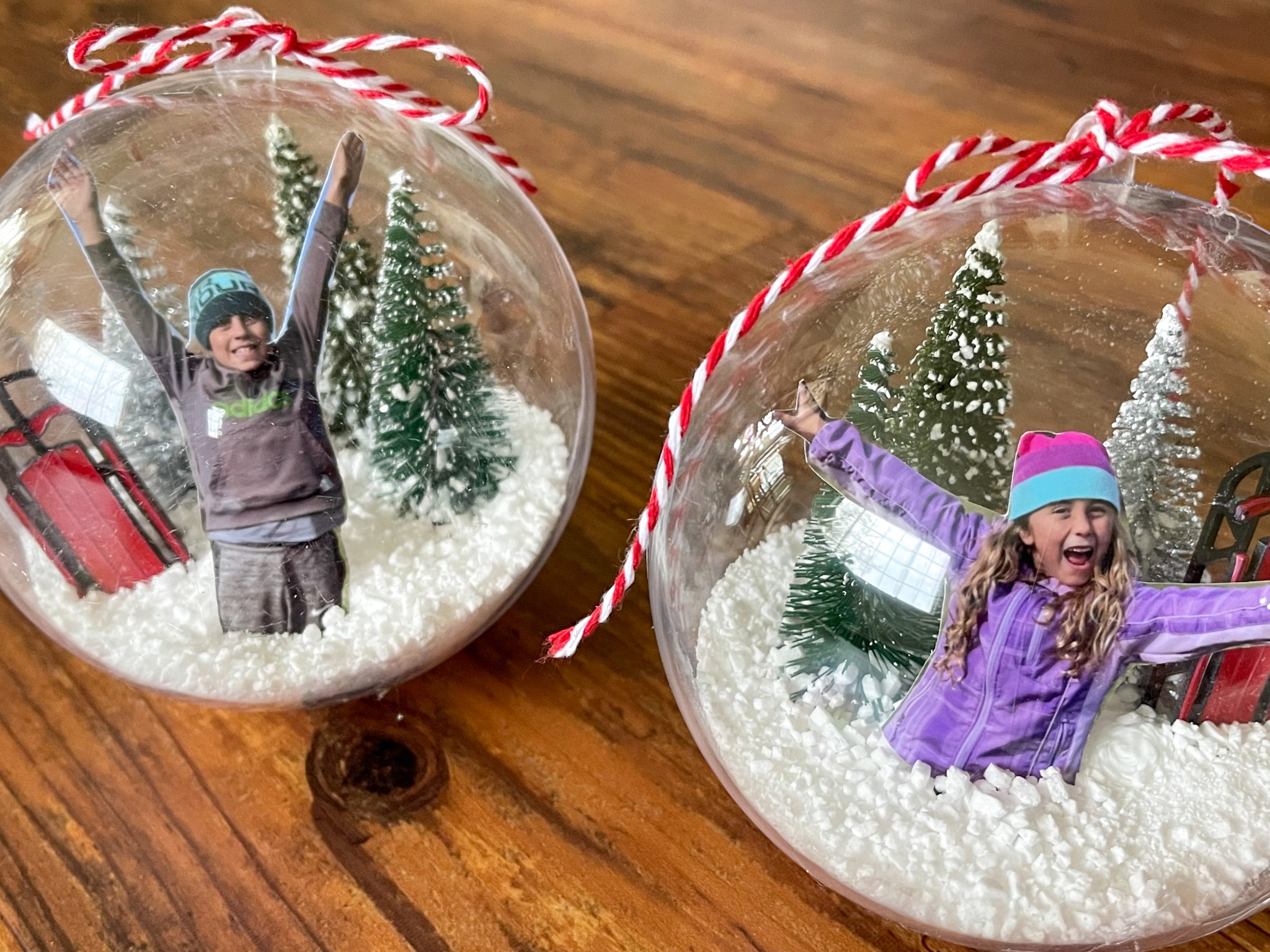 DIY Photo Snow Globe Ornament | The Renegade Seamstress